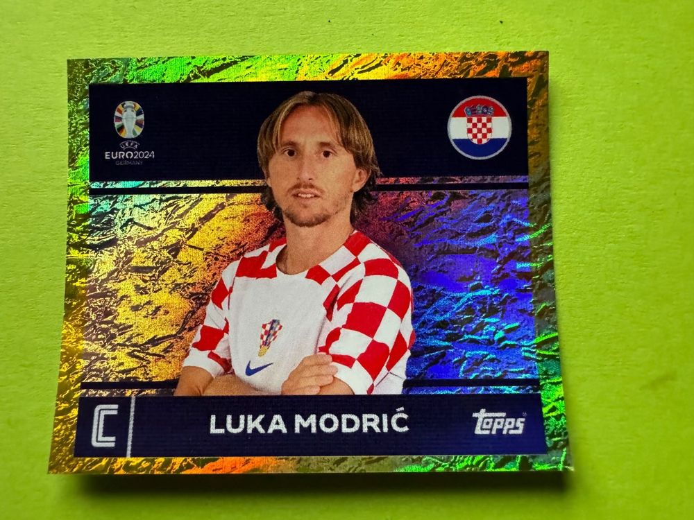TOPPS EM 2024 / CRO 2 - LUKA MODRIC - GOLD! | Kaufen auf Ricardo