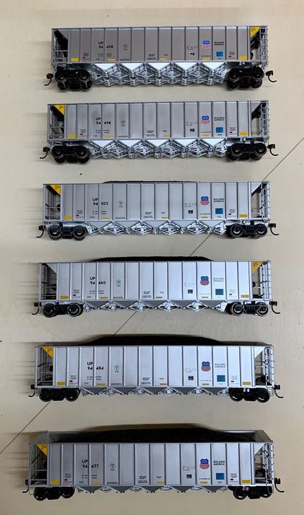 6x Athearn Union Pacific 5 Bay Rapid Hopper | Kaufen auf Ricardo