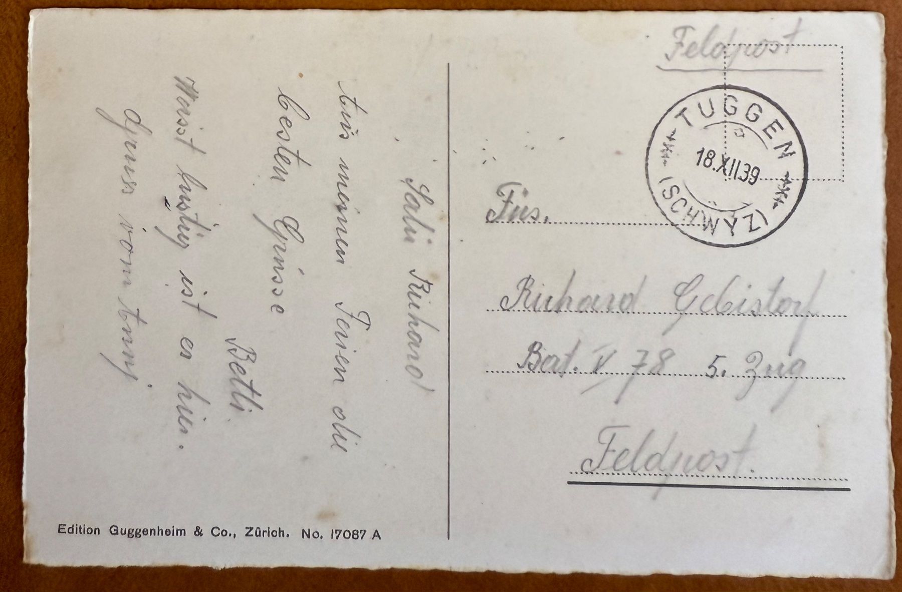 Tuggen - 1939 - Animée (D'occasion) à Lutry pour CHF 5 – avec livraison ...