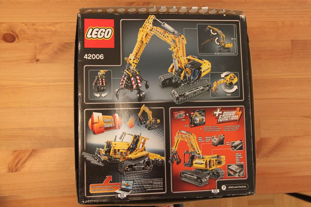 LEGO Technic Set 42006 - Bagger mit Greifarm - Vollständig | Kaufen auf ...