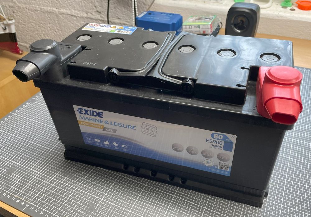 Exide 80Ah Gel Batterie / Solarbatterie von meinem Wohnmobil (Gebraucht ...