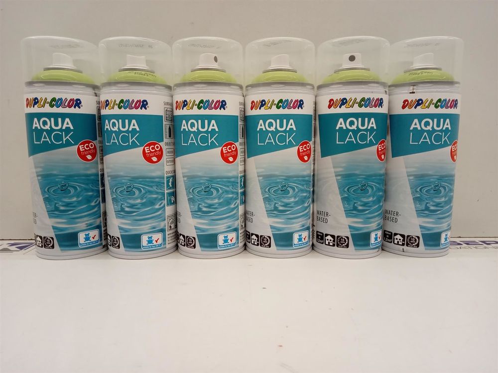 6x Aqua Lack Hellgrün à 400ml (Neu und originalverpackt) in Siebnen für ...