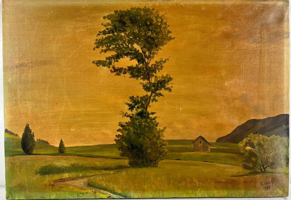 Antike Landschafts Gemälde Signiert mit Datiert. (Gebraucht) in Neuhausen am Rheinfall für CHF ...