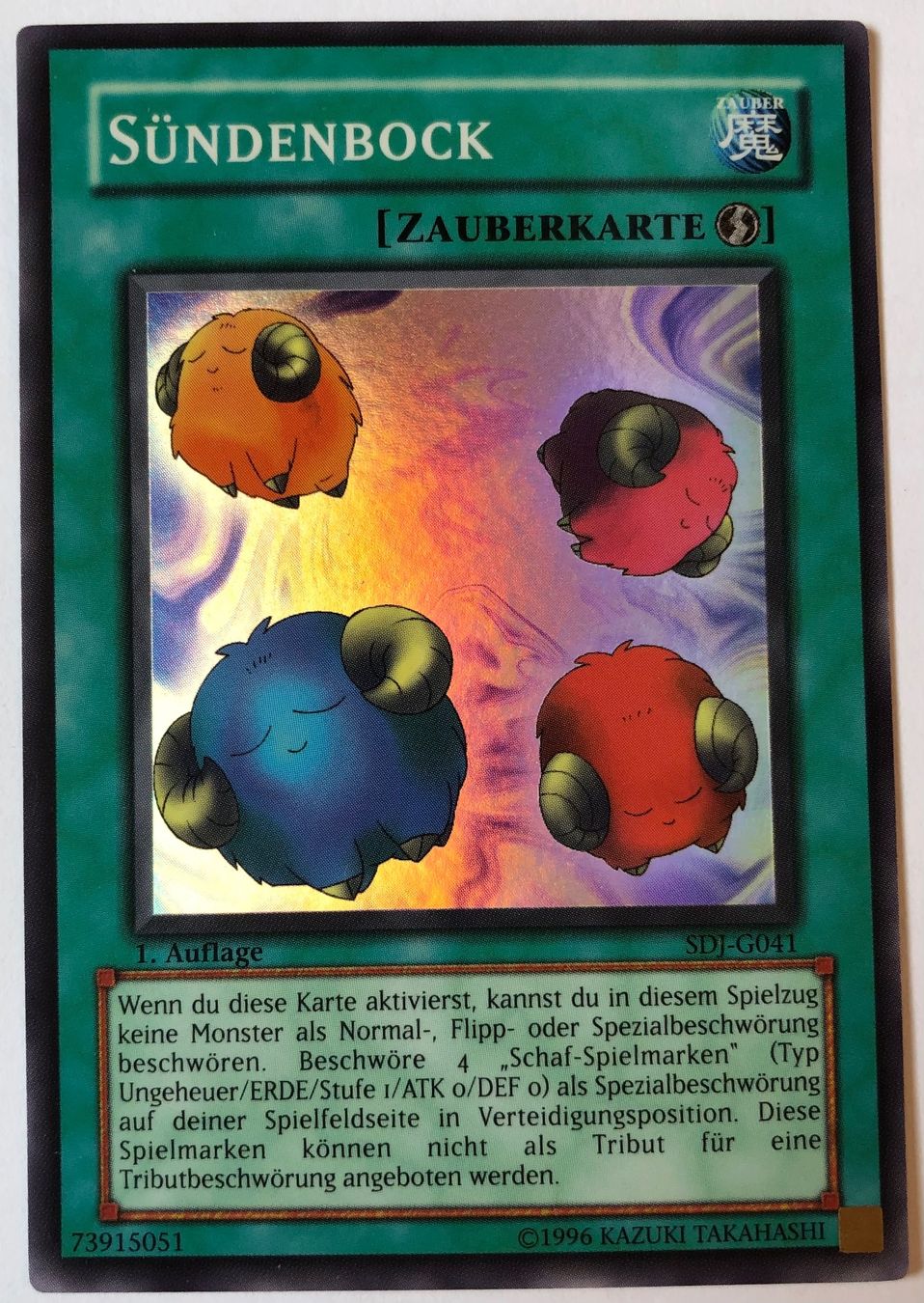 Yu-Gi-Oh SDJ-G041 Sündenbock (Gebraucht) in Altstätten SG für CHF 2.4 – mit Lieferung auf ...
