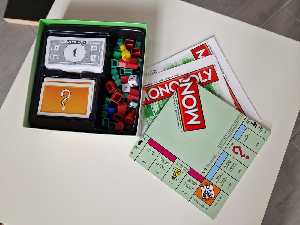 MONOPOLY-Spiel klein / Reiseversion (Neu (gemäss Beschreibung)) in Wil ...