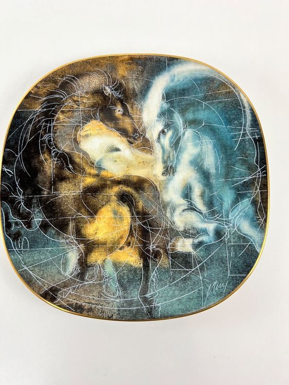 ROSENTHAL "Zwei Pferde" Sammelteller Hans Erni (Gebraucht) in Zürich für CHF 20 – mit Lieferung ...