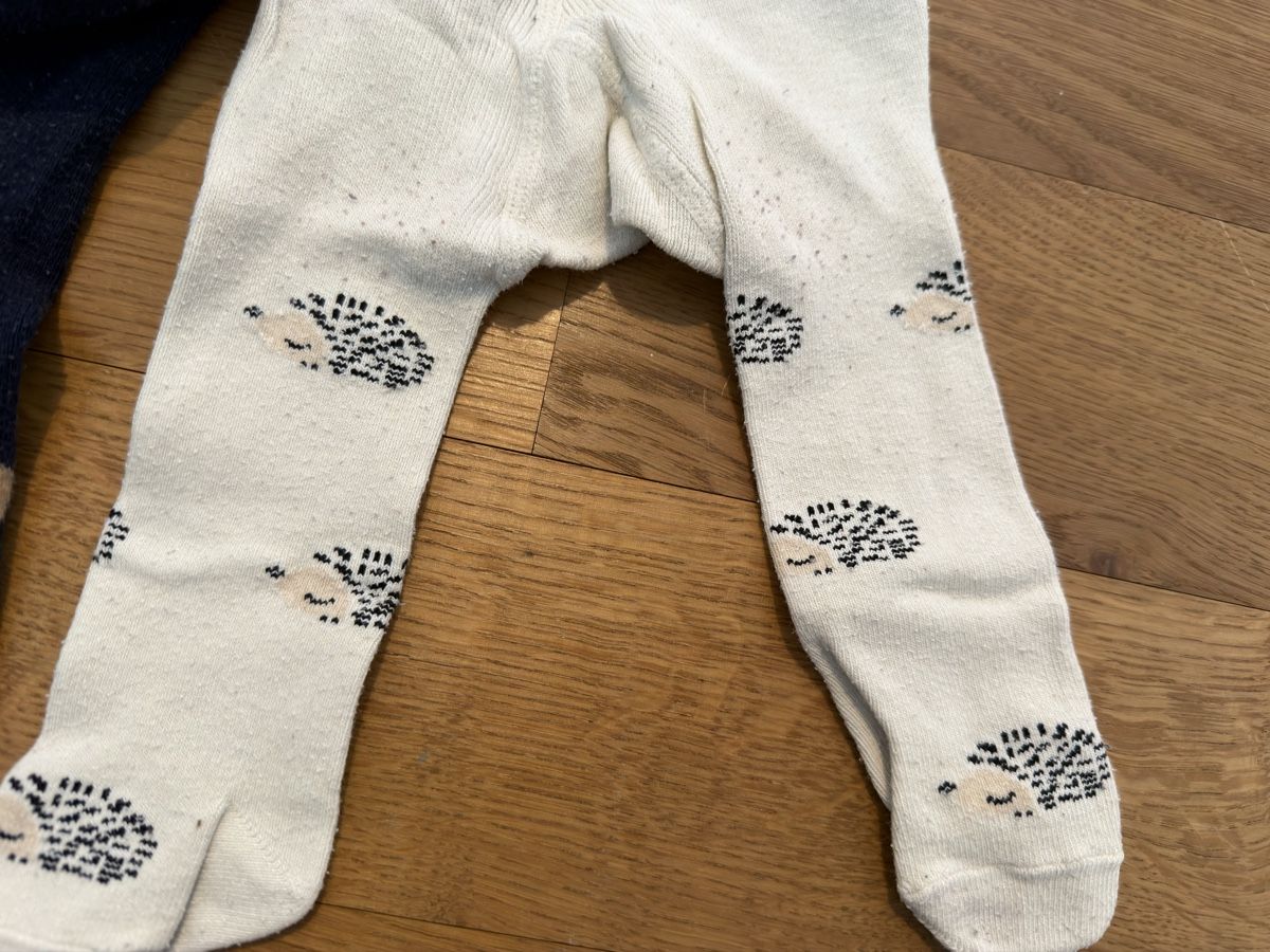 2 Stk. Baby Strumpfhosen, Gr. 62/68, Coop naturaline, Bio (Gebraucht ...