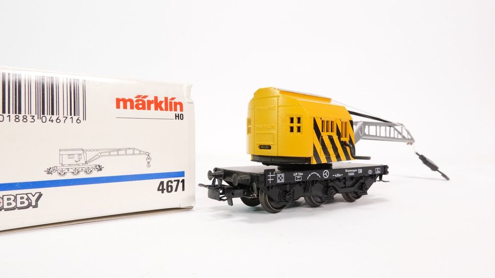 c1 Märklin 4671 DB Kranwagen gelb | Kaufen auf Ricardo