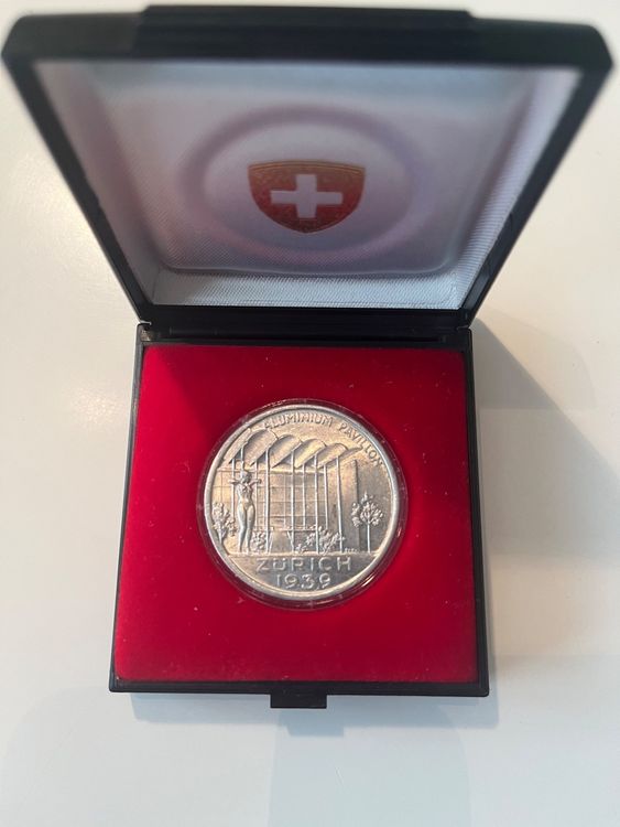 Medaille Landesausstellung 1939 - Aluminium Pavillon Zürich (Gebraucht) in Magden für CHF 6 ...