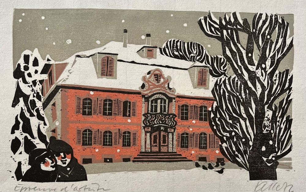 Heinz Keller (1928) Lithographie Handsigniert (Gebraucht) in Hochdorf für CHF 20 – mit Lieferung ...