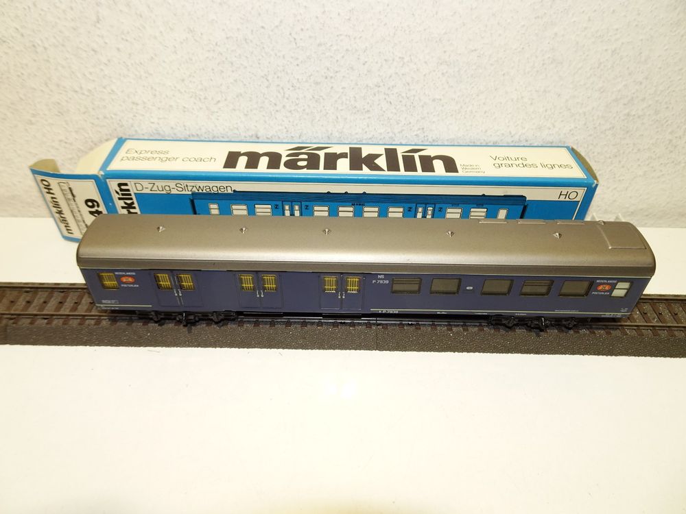 Märklin Personenwagen Gepäckwagen NS P 7939 HO 4049 (Gebraucht) in ...