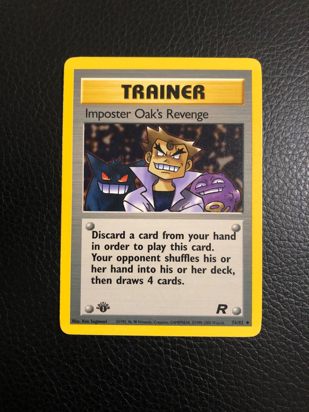 Team Rocket Imposter Oak’s Revenge 76/82 1st Edition Ab 1 (Gebraucht ...