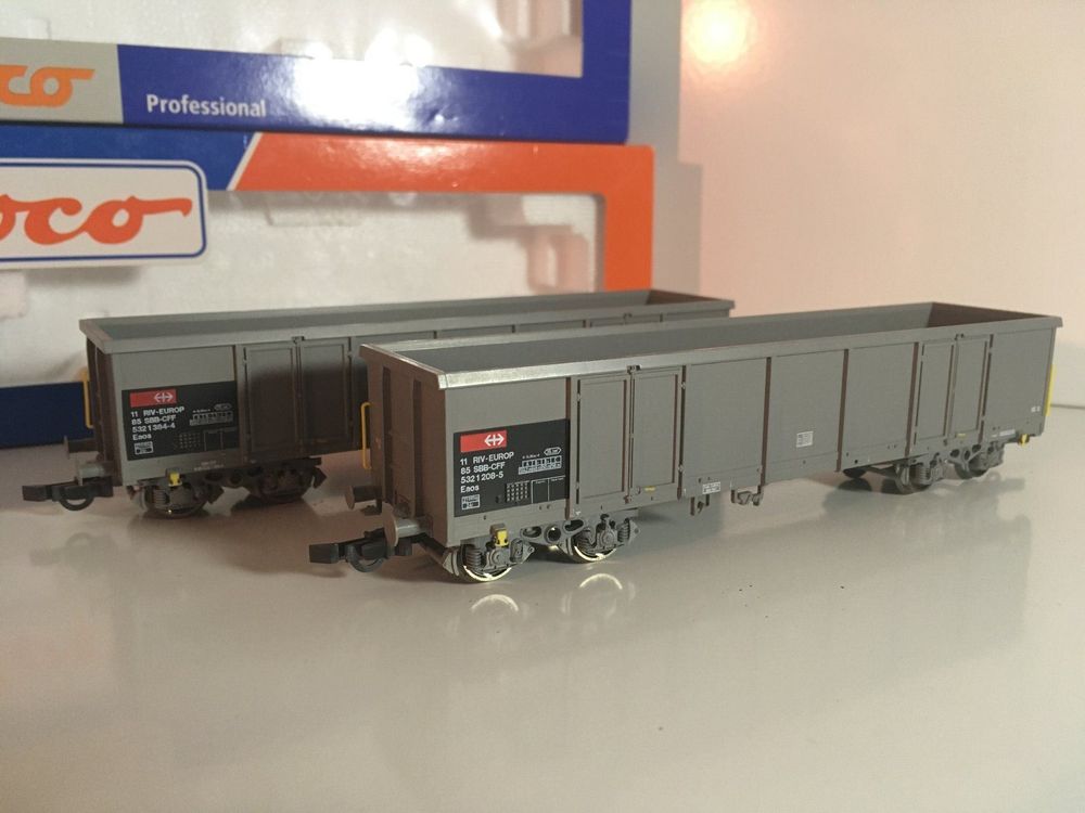 Roco Hochbordwagen 2x 47470 SBB grau (Gebraucht) in Zürich für CHF 60 – mit Lieferung auf ...