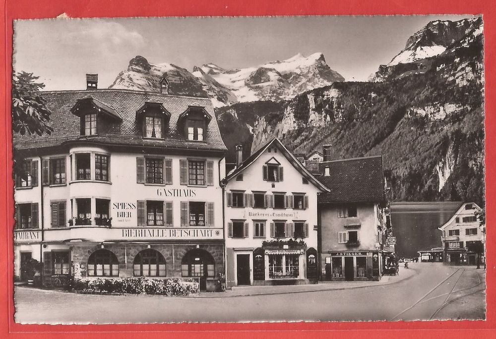 Brunnen - Gasthaus Bierhalle Betschart und Conditorei 1952 (Gebraucht) in Fislisbach für CHF 4 ...