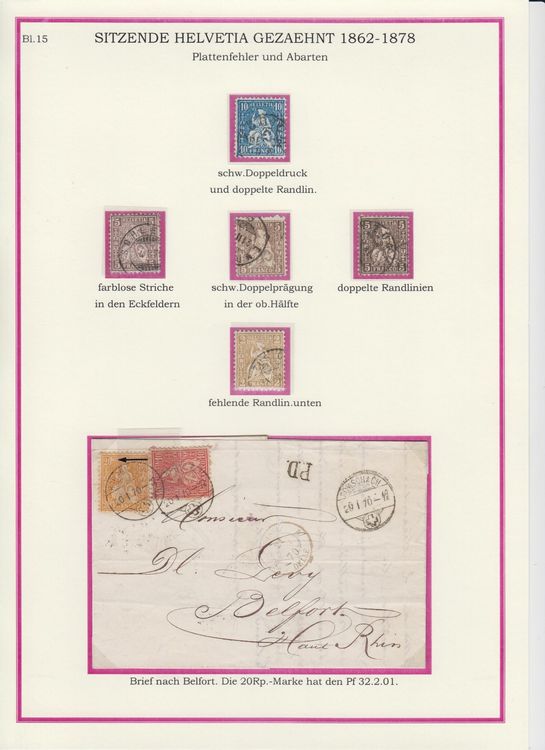 Aus Ausstellungssammlung: Kl. Abarten-Zusammenstellung -Scan (Gebraucht ...