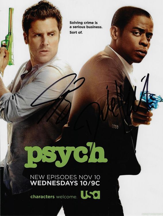 Original Autogramme Psych (cast) Foto A4 | Kaufen auf Ricardo
