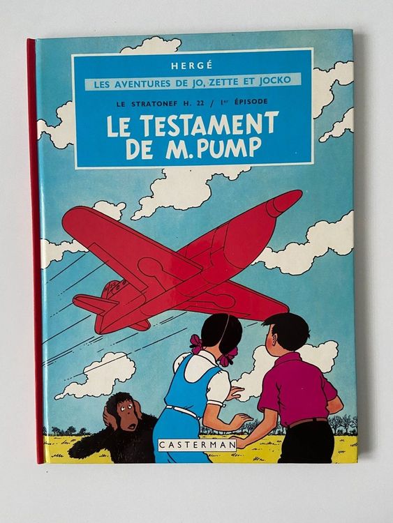 Jo Zette Et Jocko Tome 1 Le Testament De M Pump Kaufen Auf Ricardo