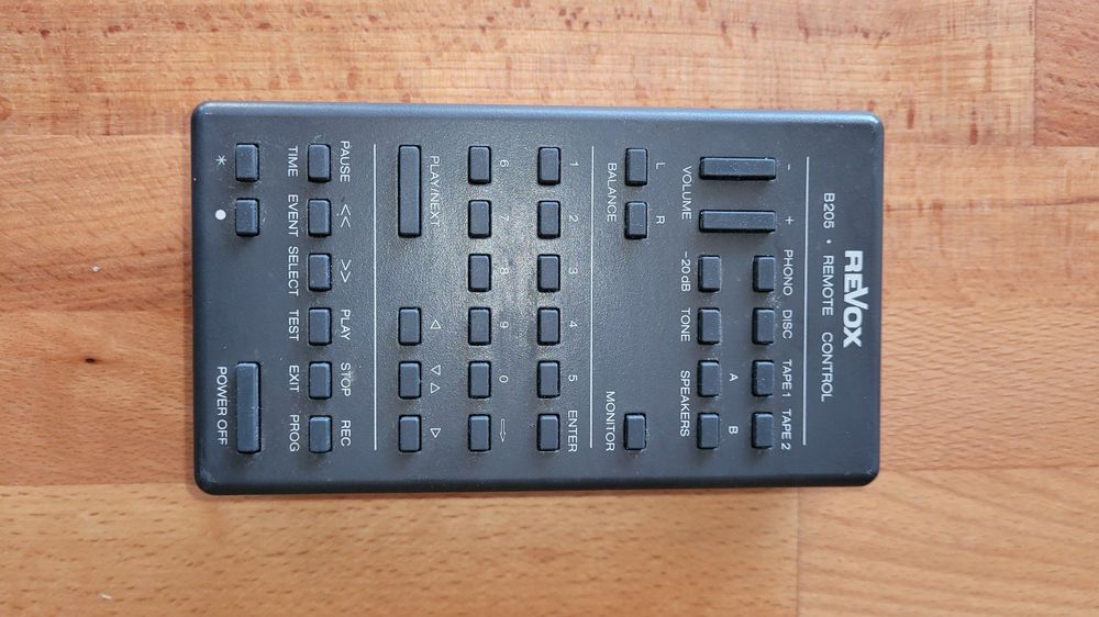 Revox B205 Fernbedienung für B Reihe (Gebraucht) in Zürich für CHF 90 ...