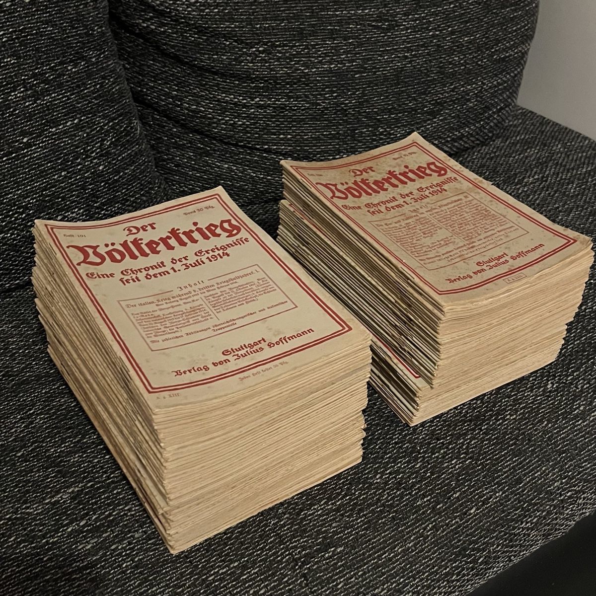 Der Völkerkrieg seit 1914 - 99 Hefte (Gebraucht) in Schwyz für CHF 18 – mit Lieferung auf ...