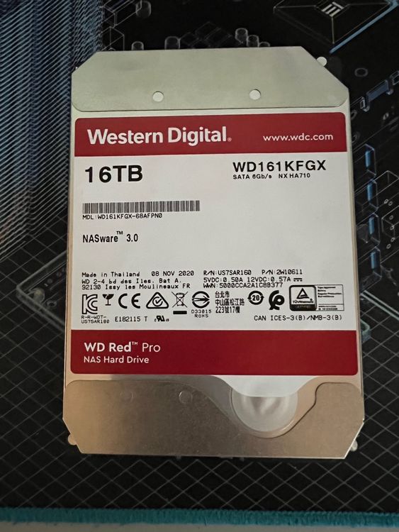 WD Red Pro 16TB | Kaufen auf Ricardo