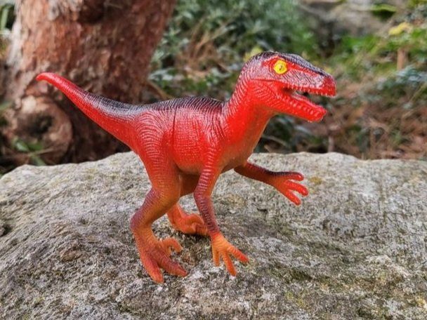 Dino Spielfigur Raptor rot, Tierfigur | Kaufen auf Ricardo