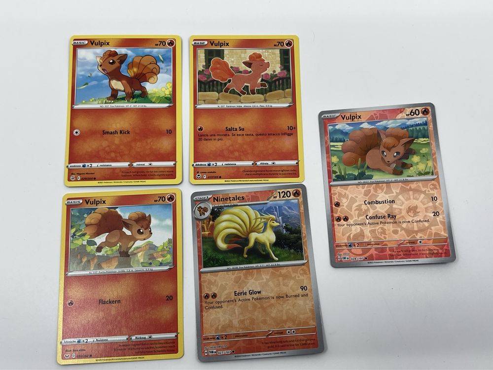 Pokemon Karten Sammlung: Vulpix und Ninetales 🔥Top! (Gebraucht) in ...