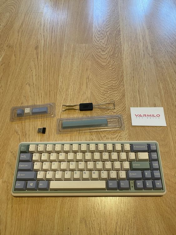 Varmilo Minilo Mechanical Keyboard Eucalyptus Cherry (US) (Neu (gemäss ...