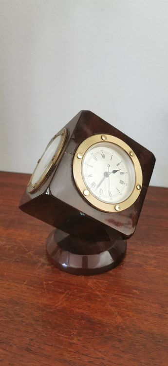 Vintage weather cube with clock | Kaufen auf Ricardo