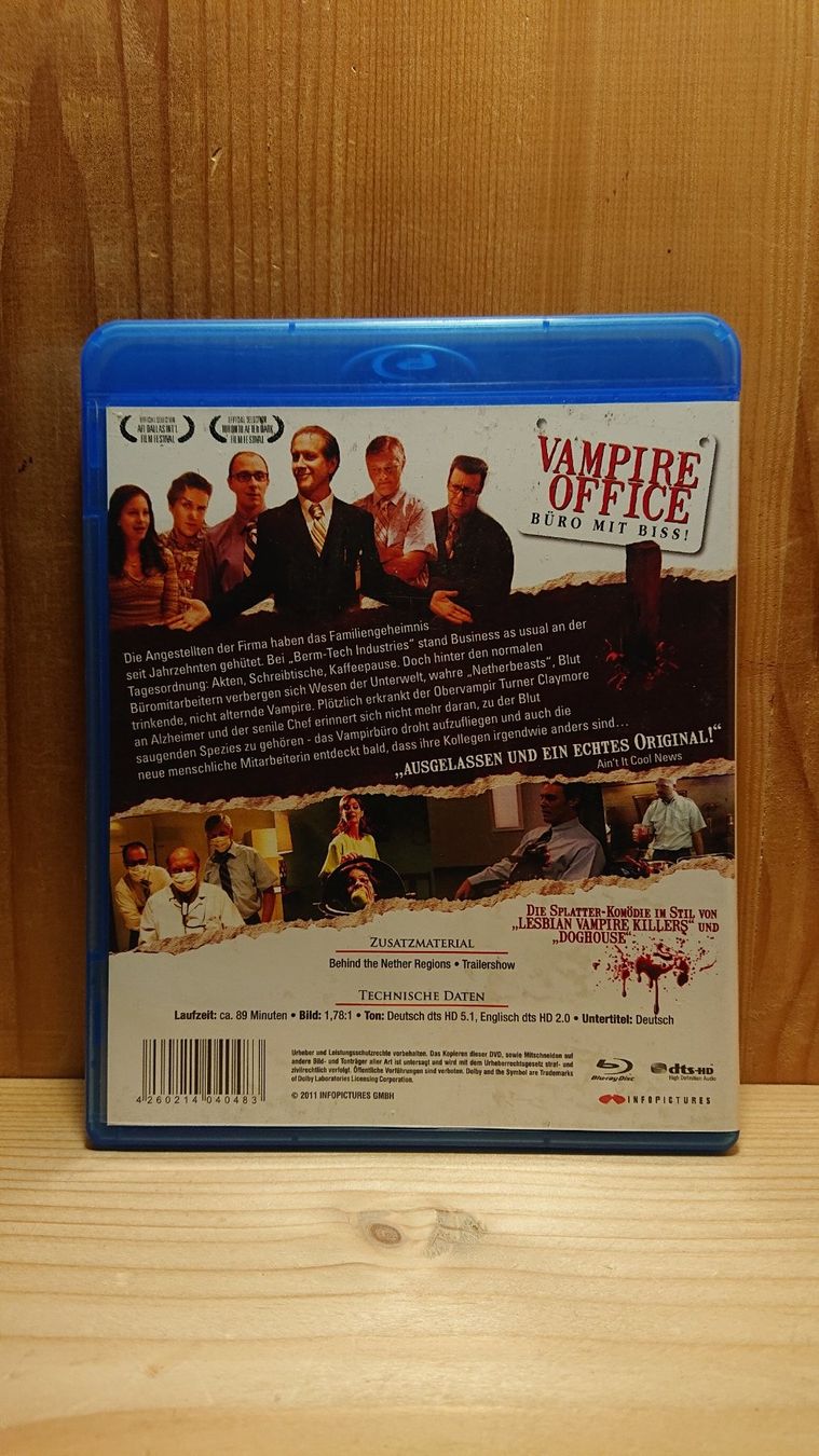 VAMPIRE OFFICE Blu-Ray (Gebraucht) in Wilderswil für CHF 2.9 – mit ...