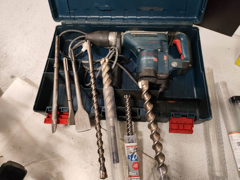 Bohrhammer Bosch SDS MAX GBH 5-40 DCE + Betonbohrer (Gebraucht) in ...