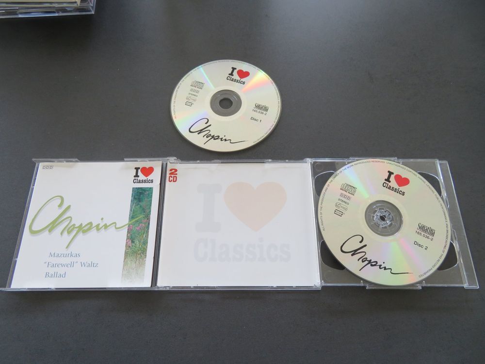 CHOPIN I love Classics 2CD Klassik Musik (Gebraucht) in Niederbipp für CHF 2 – mit Lieferung auf ...