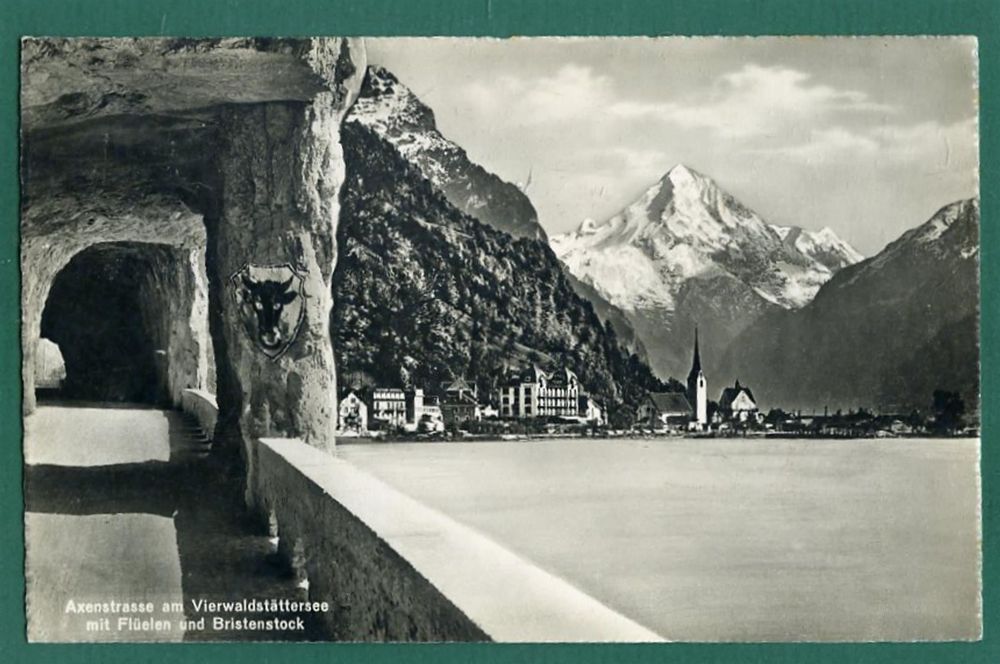 Axenstrasse mit Flüelen und Bristenstock (Gebraucht) in Sargans für CHF 1 – mit Lieferung auf ...