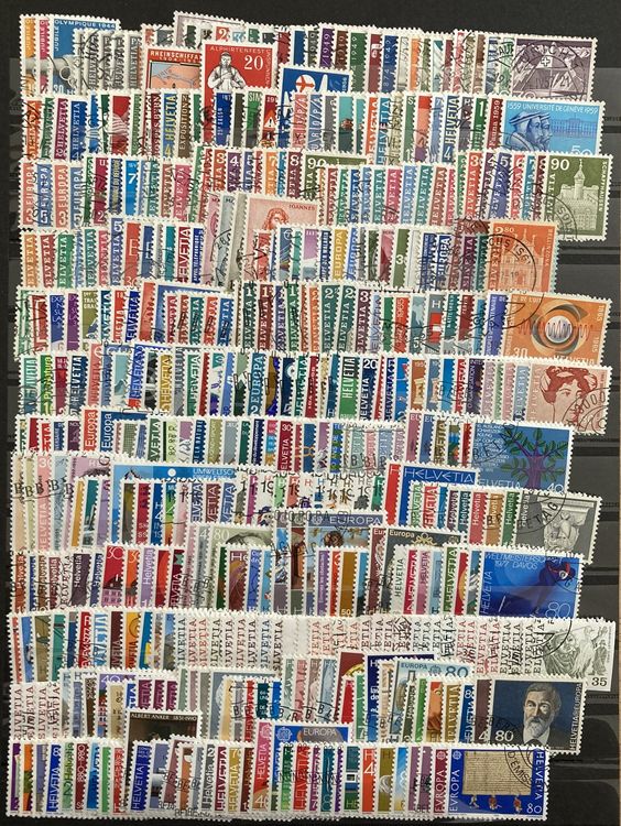 CH Sammlung Frei- und Werbemarken 1944-1985, SBK 607 CHF (Gebraucht) in Flawil für CHF 35 – mit ...