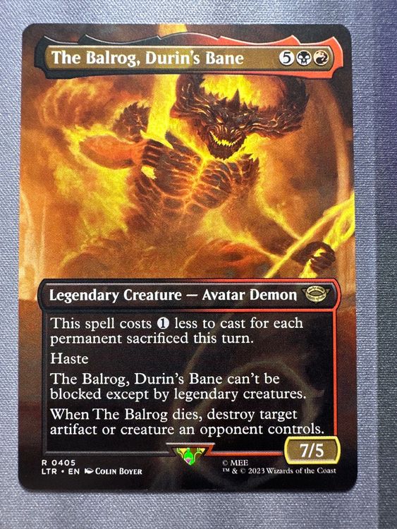 The Balrog, Durin’s Bane 0405 Lord of the Rings (Neu (gemäss ...