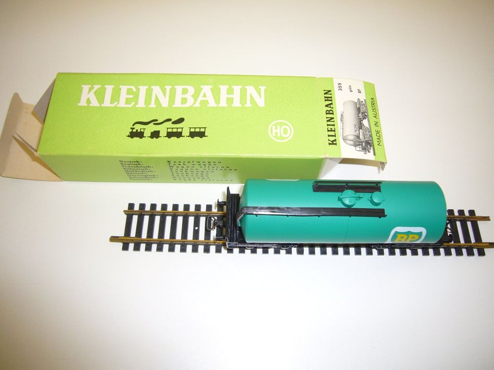 KLEINBAHN Nr. 355 grün BP Kesselwagen, OVP | Kaufen auf Ricardo