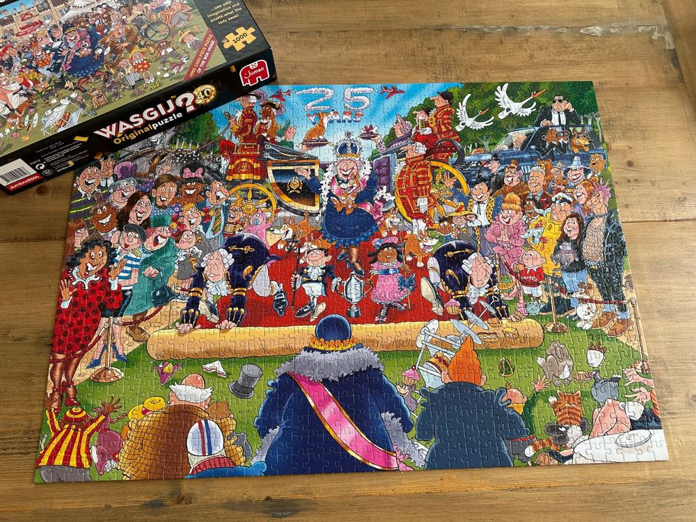 WASGIJ Puzzle 2x 1000 Teile /Gartenparty Nr. 40 (Gebraucht) in ...