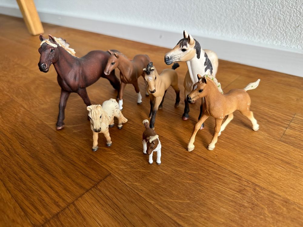 7 Schleich Pferde | Kaufen auf Ricardo