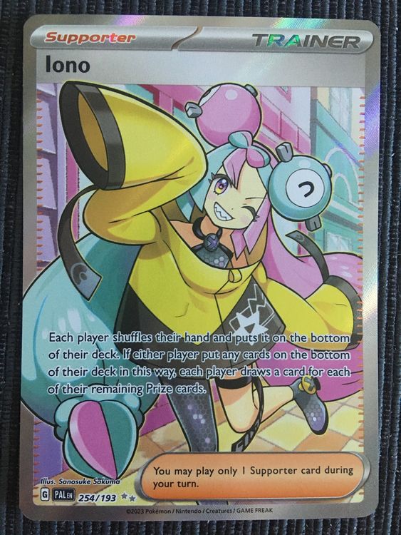 Pokemon Paldea Evolved Iono Fullart Englisch | Kaufen auf Ricardo