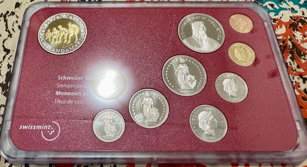 Switzerland coin set 2003 including Commemorative 5 Franken | Kaufen ...