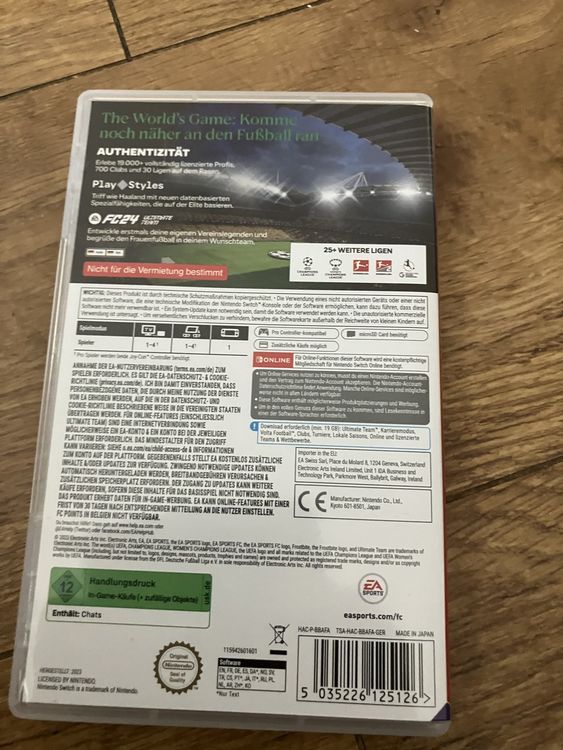 FC24 Nintendo Switch | Kaufen auf Ricardo