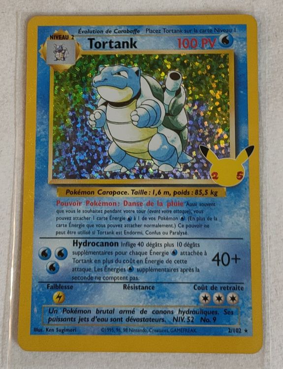 Carte Pokemon Tortank 25 ans Célébration | Kaufen auf Ricardo