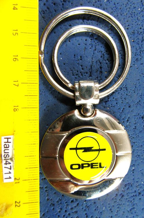 OPEL AUTO LOGO SCHLÜSSELANHÄNGER METALIC 50gr 80mm (Gebraucht) in ...