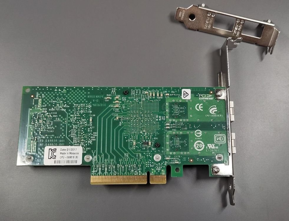 Intel X520-DA2 Dual Port 10GbE SFP+ Netzwerkkarte (Gebraucht) in Widnau ...
