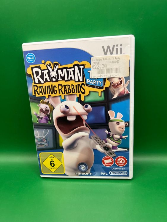 Rayman Raving Rabbids TV Party (mehrsprachig) - Nintendo Wii (Gebraucht ...
