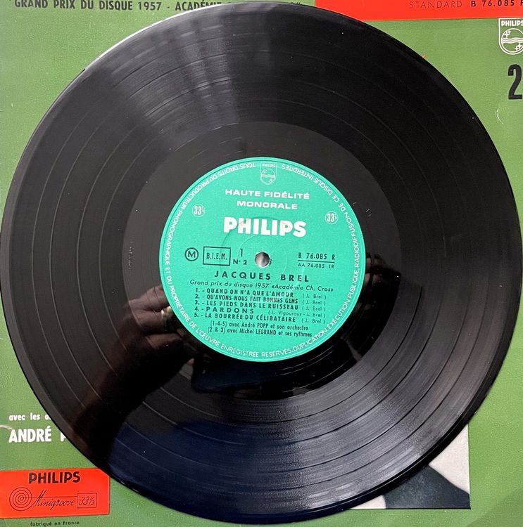 Jacques Brel LP 10' - Quand on n'a que l'amour (Gebraucht) in Savagnier ...
