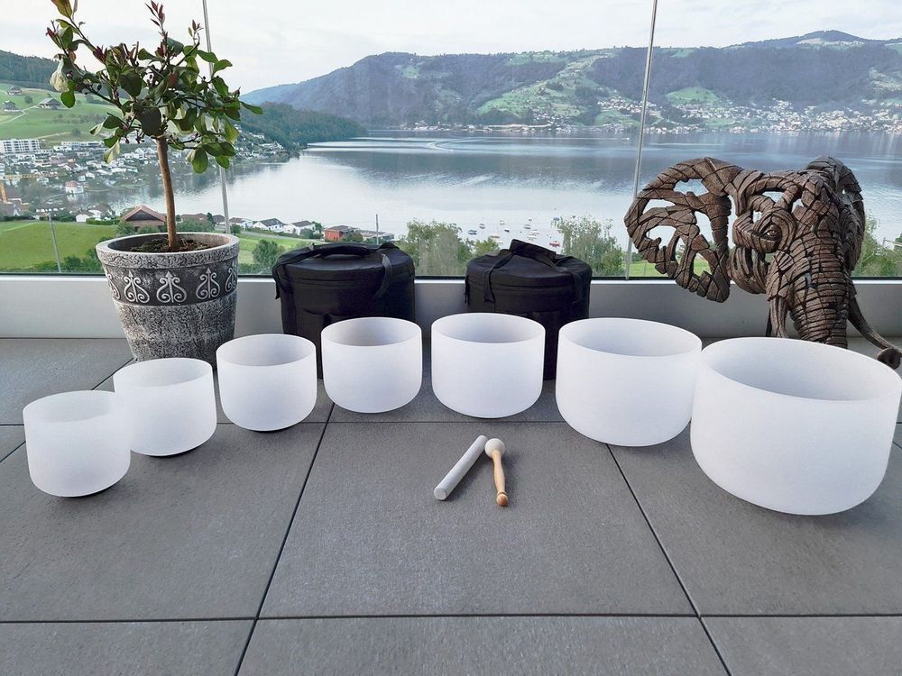 Kristallklangschalen 15 - 30cm | Kaufen auf Ricardo