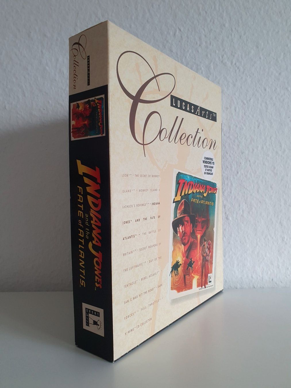 PC Game Indiana Jones Fate of Atlantis 1992 Big Box Français (Gebraucht ...