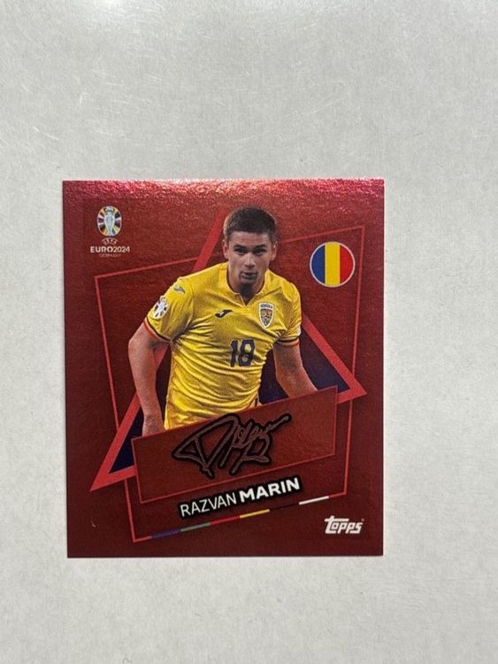 TOPPS Razvan Marin Unterschrift EURO2024 ROM SP | Kaufen auf Ricardo