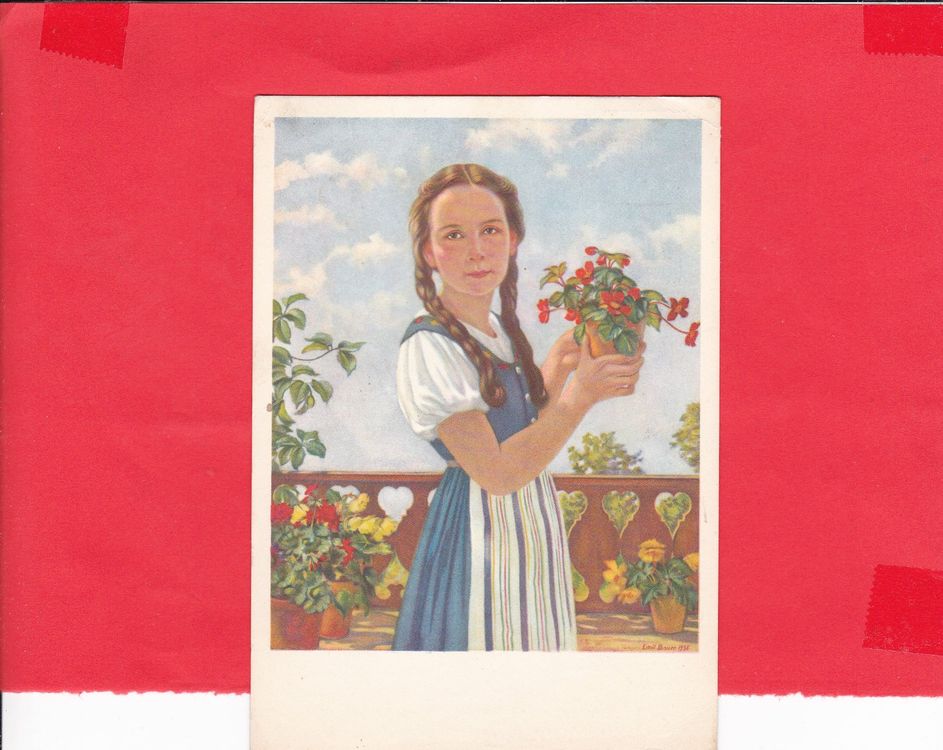 Pro Infirmis, Mädchenbildnis (Gebraucht) in St. Peterzell für CHF 1 – mit Lieferung auf Ricardo ...