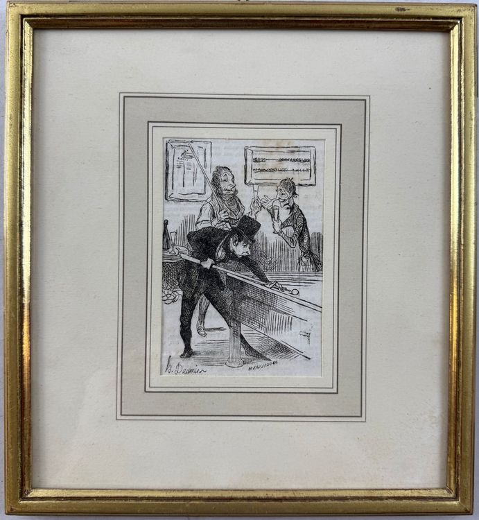 Honoré Daumier (1808-1879) Antike Lithographie im stein sign (Gebraucht ...